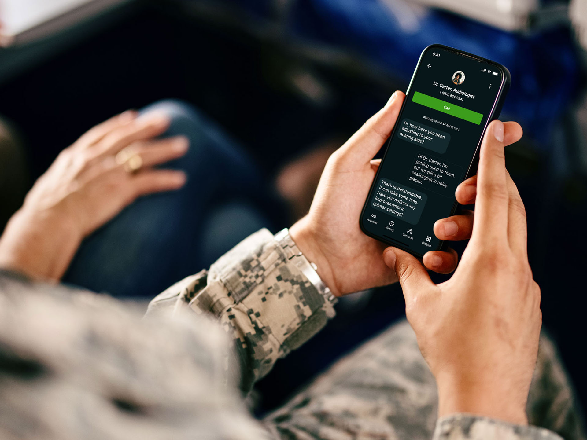 Captioning App For Veterans | CaptionCall Mobile Captioning