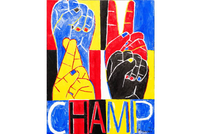 Deaf Art at Sorenson Headquarters | Deaf Art Collection Display